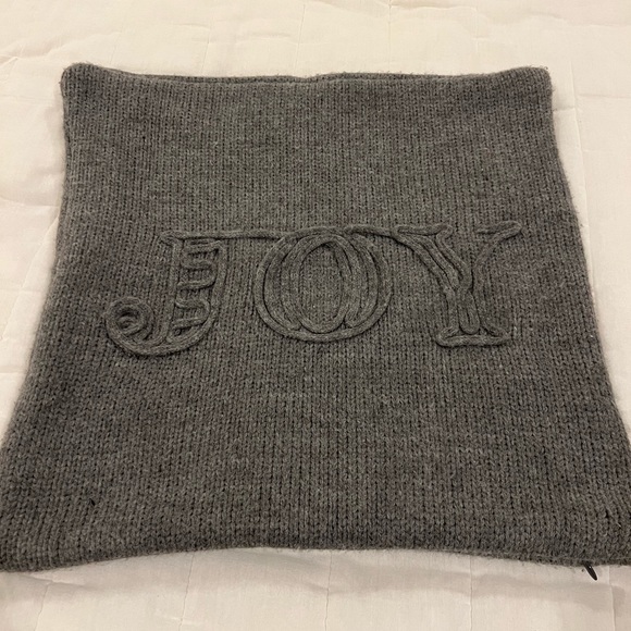 Pottery Barn | Other | Pottery Barn Joy Holiday Pillow Cover | Poshmark